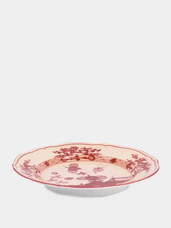 GINORI 1735 Oriente Italiano Vermiglio Dinner Plate - Red