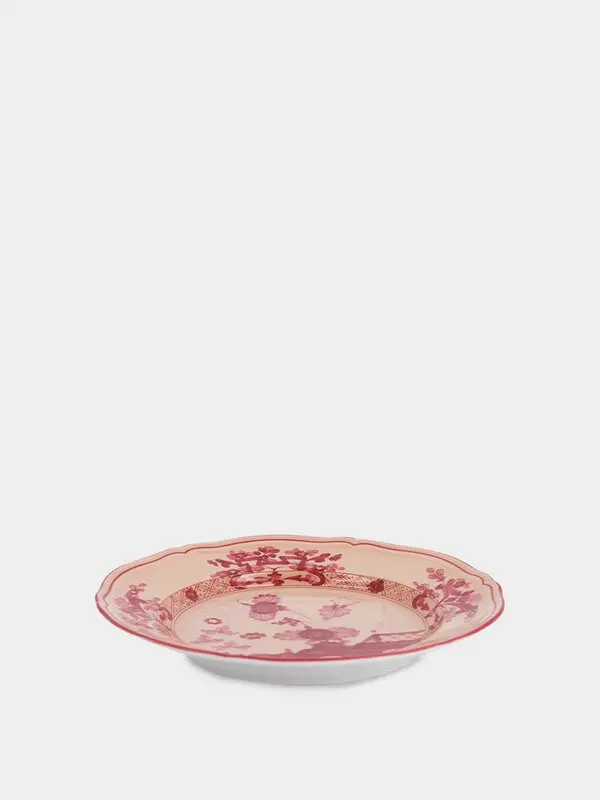 GINORI 1735 Oriente Italiano Vermiglio Dessert Plate - Red