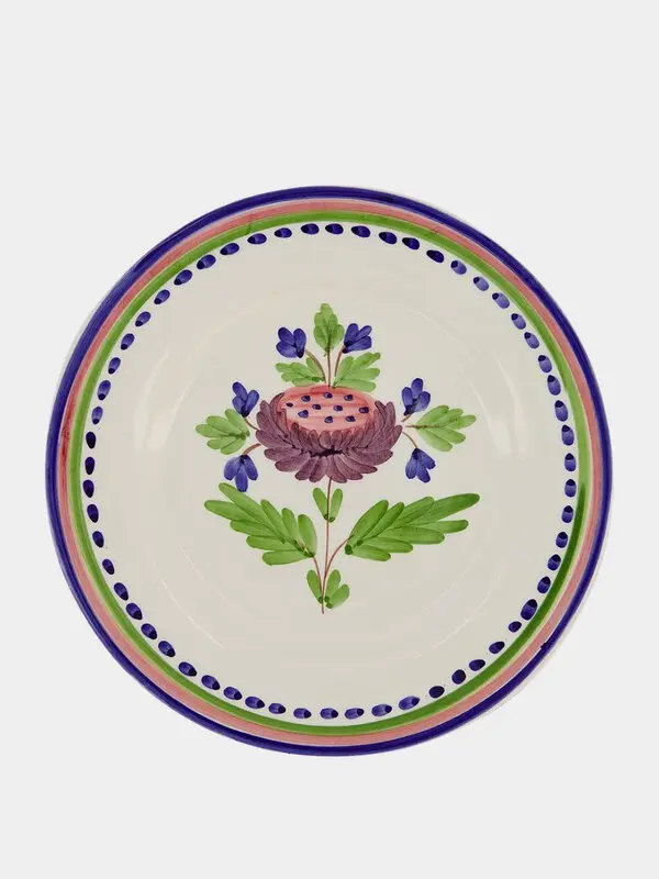CASA LOPEZ Artichoke Ceramic Dinner Plate