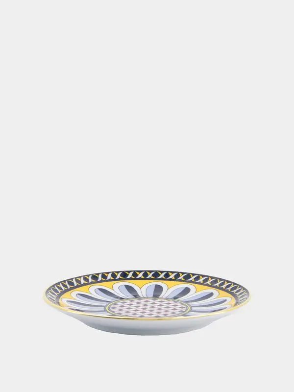 La DoubleJ Napoli Porcelain Side Plate - Multicolour