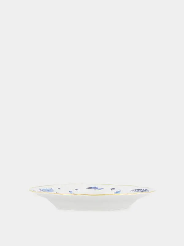 BITOSSI Fish Dessert Plate - White