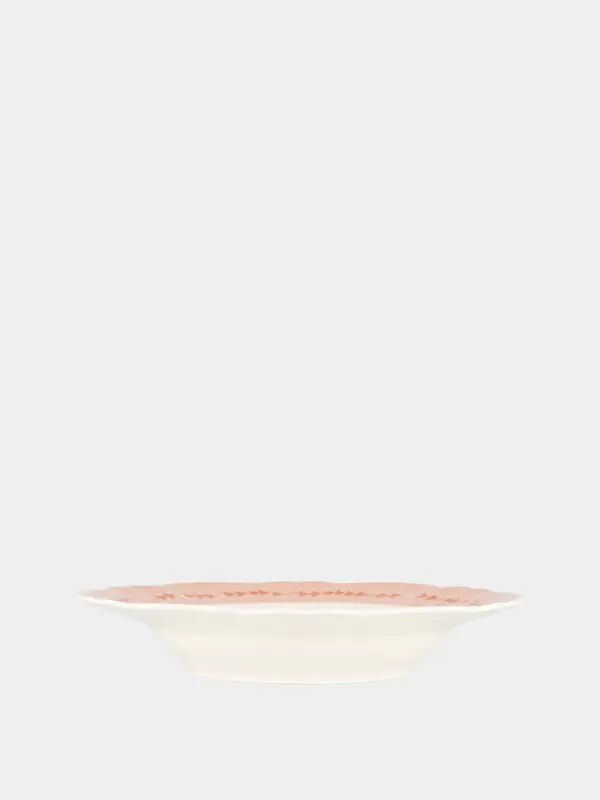 BITOSSI Flower Soup/pasta Plate - Orange