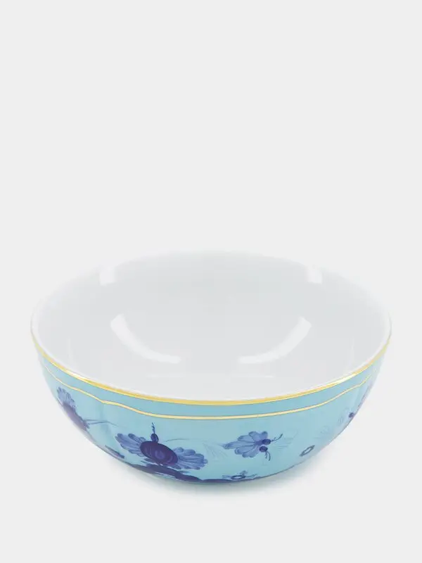 GINORI 1735 Oriente Italiano Iris Porcelain Bowl - Blue