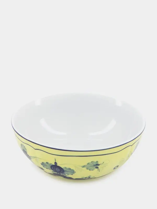 GINORI 1735 Oriente Italiano Citrino Porcelain Bowl - Yellow