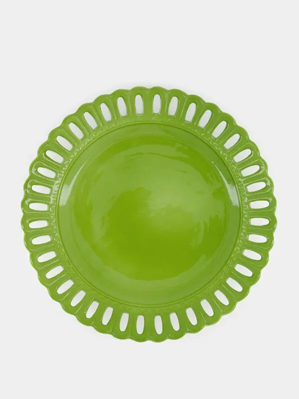 PAULA LIVING Estoril Handpainted Ceramic Charger