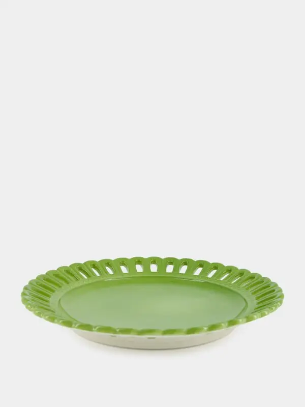 PAULA LIVING Estoril Handpainted Ceramic Charger