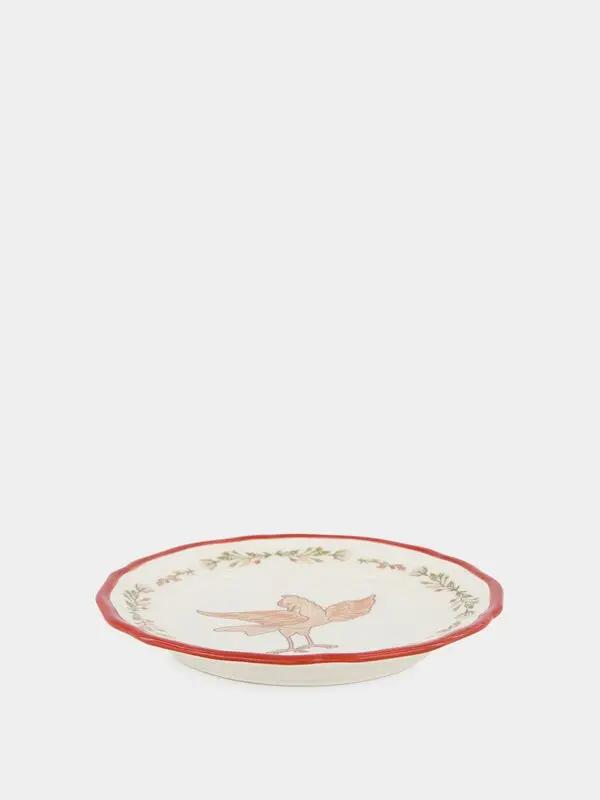 PAULA LIVING Seagull Handpainted Dessert Plate