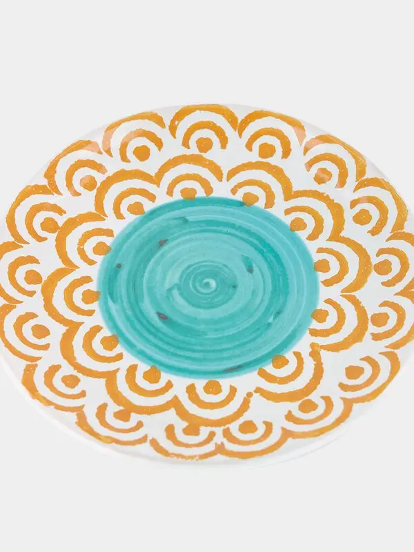 LES-OTTOMANS Sicilian Sunburst Dessert Plate