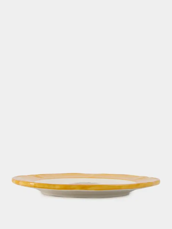LES-OTTOMANS Botanical Pineapple Dinner Plate