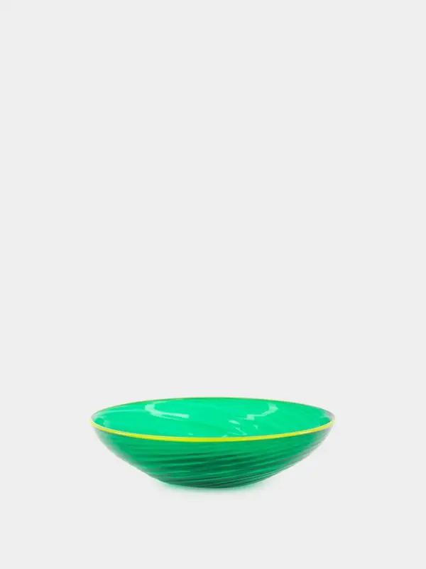 La DoubleJ Murano Glass Bowl - Green