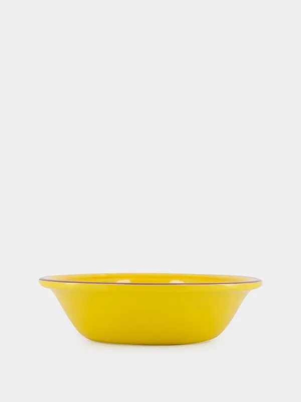 MARIO LUCA GIUSTI Saint Tropez Soup Plate - Yellow