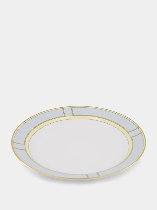 GINORI 1735 Celeste Diva Flat Plate - Blue