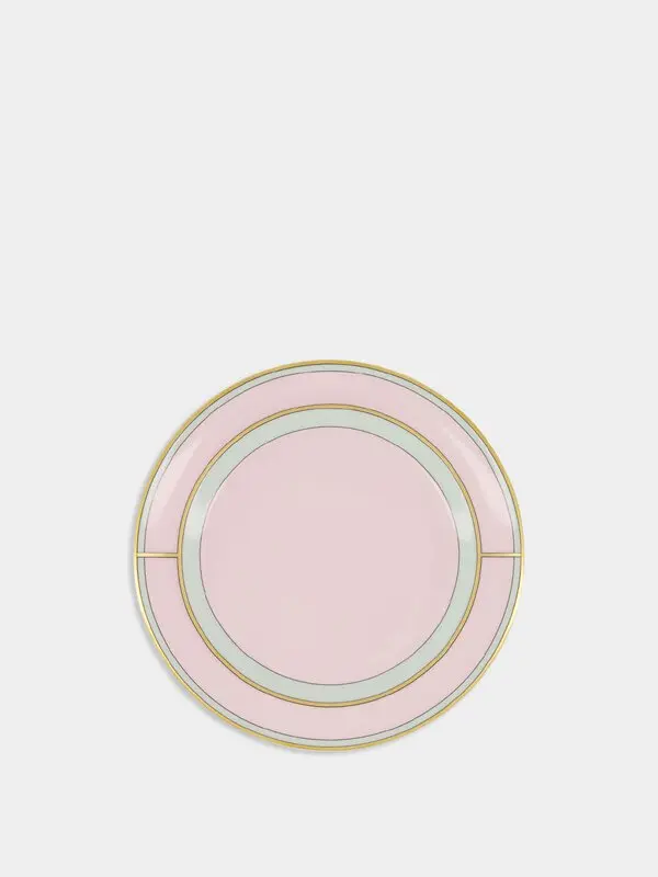 GINORI 1735 Rosa Tea Or Bread Plate - Pink