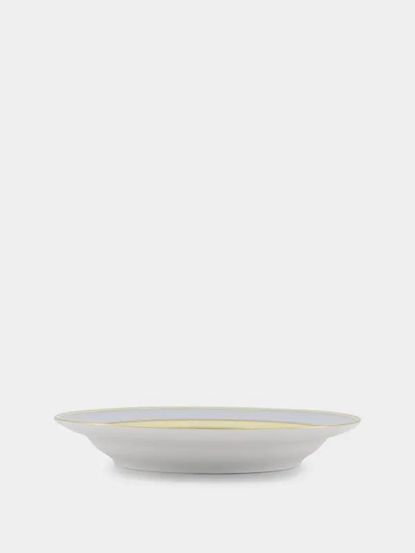 GINORI 1735 Celeste Diva Soup Plate - Blue