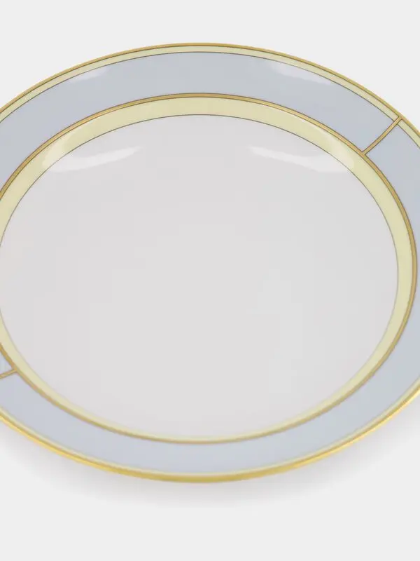 GINORI 1735 Celeste Diva Soup Plate - Blue