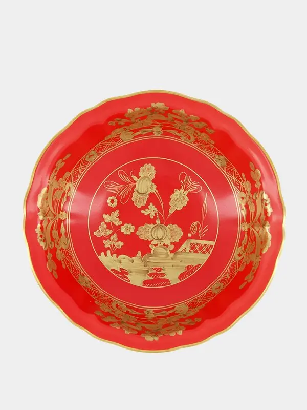 GINORI 1735 Oriente Italiano Rubrum Fruit Bowl - Red