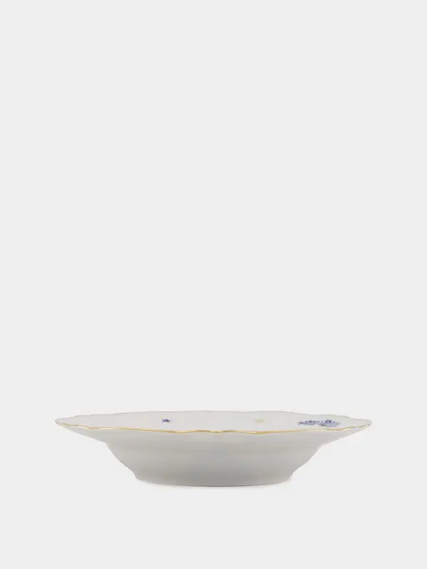 BITOSSI Floral Porcelain Soup Plate - Gold