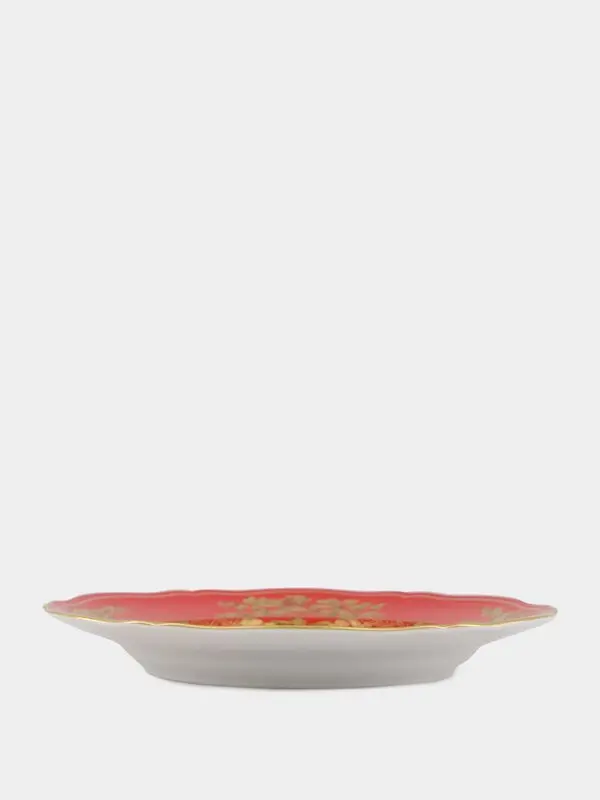 GINORI 1735 Oriente Italiano Rubrum Flat Dinner Plate