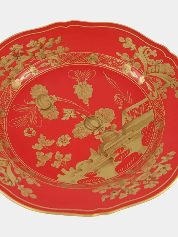 GINORI 1735 Oriente Italiano Rubrum Flat Dinner Plate