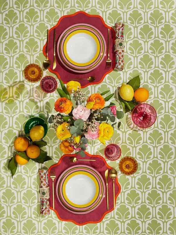 La DoubleJ Set Of 2 Dinner Plates - Multicolour