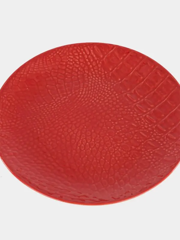 HOUSE OF CAPRICORN Jacaré Ceramic Dessert Plate