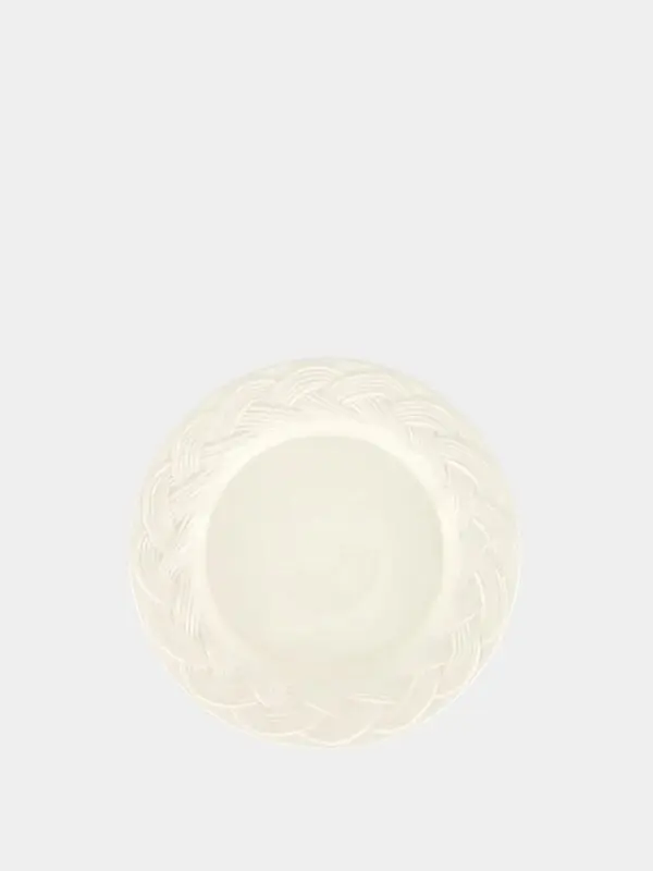 HOUSE OF CAPRICORN Vime Ceramic Dessert Plate - White