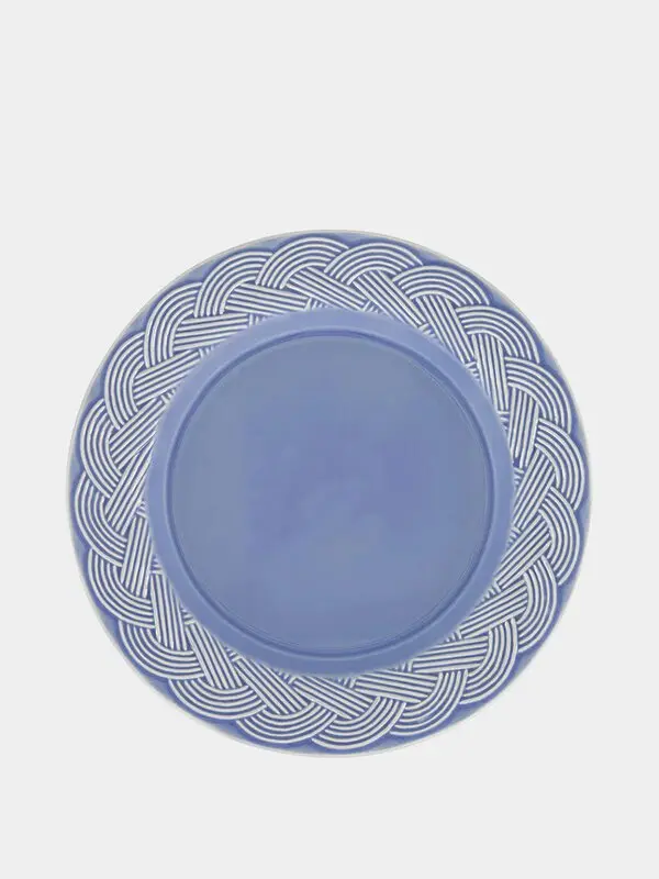 HOUSE OF CAPRICORN Vime Ceramic Dinner Plate - Blue