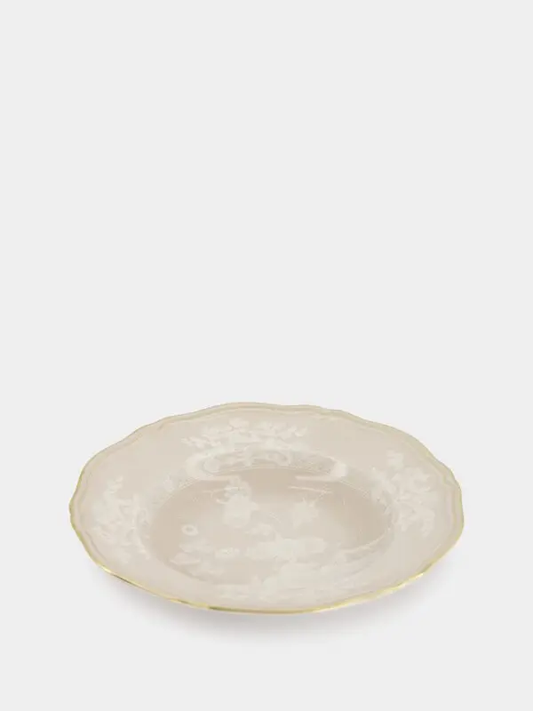 GINORI 1735 Oriente Italiano Meringa Soup Plate - Beige