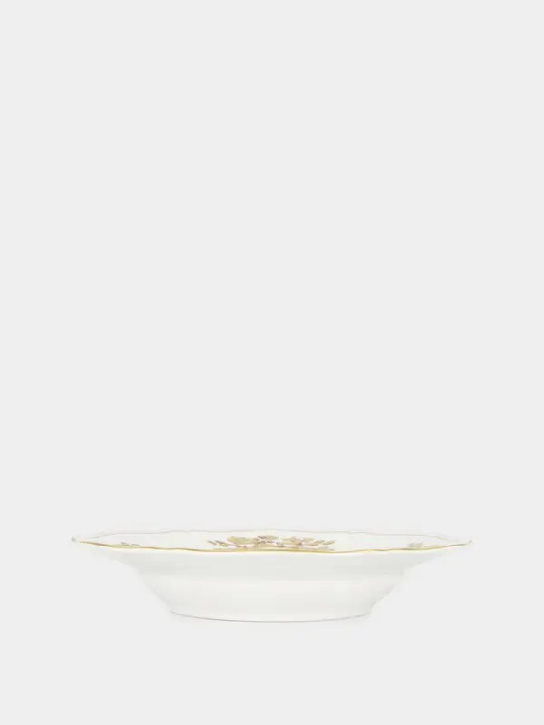 GINORI 1735 Oriente Italiano Aurum Soup Plate - White