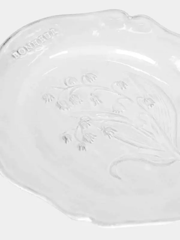 ASTIER DE VILLATTE Fleurs Dessert Plate