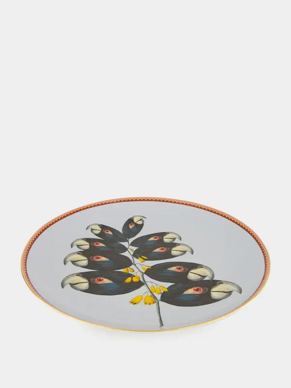 La DoubleJ Parrotstem Decorative Porcelain Plate