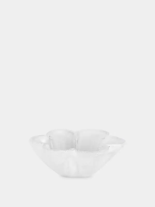ASTIER DE VILLATTE Fifine Very Small Six-petal Saucer - White