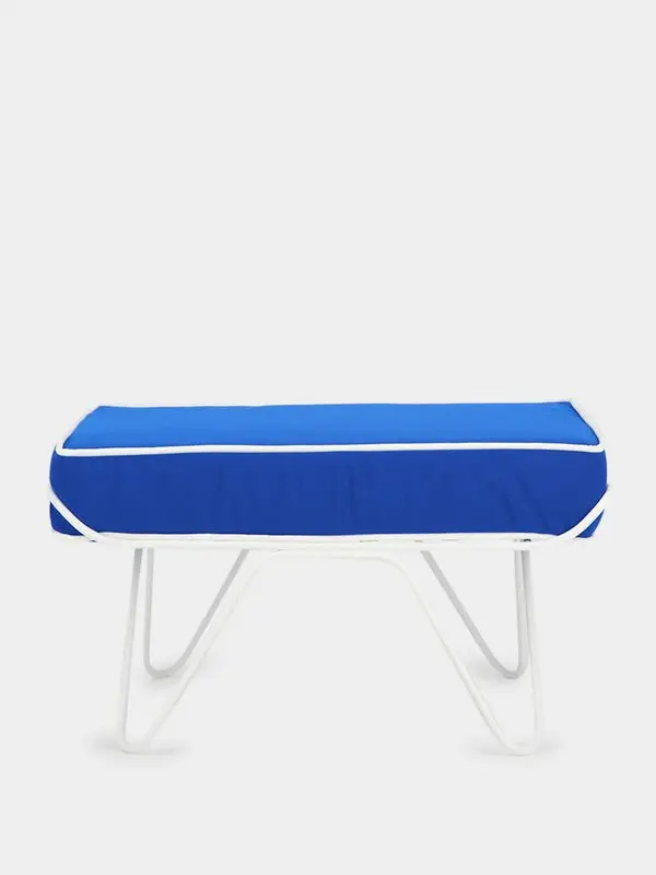HONORÉ Croisette Pouffe - Blue