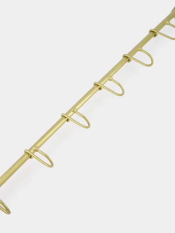 Madam Stoltz Iron Coat Rack With 8 Hooks