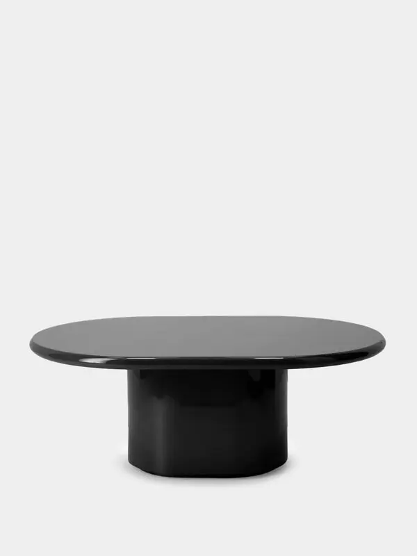 HOUSE OF CAPRICORN Amendoeira Lacquered Wood Coffee Table - Black