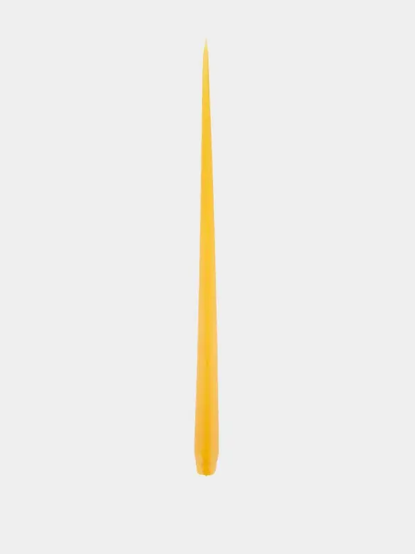 ESTER &AMP; ERIK Taper Candle 42cm Amber - Yellow