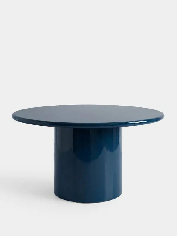 HOUSE OF CAPRICORN Amendoeira Round Dining Table - Blue