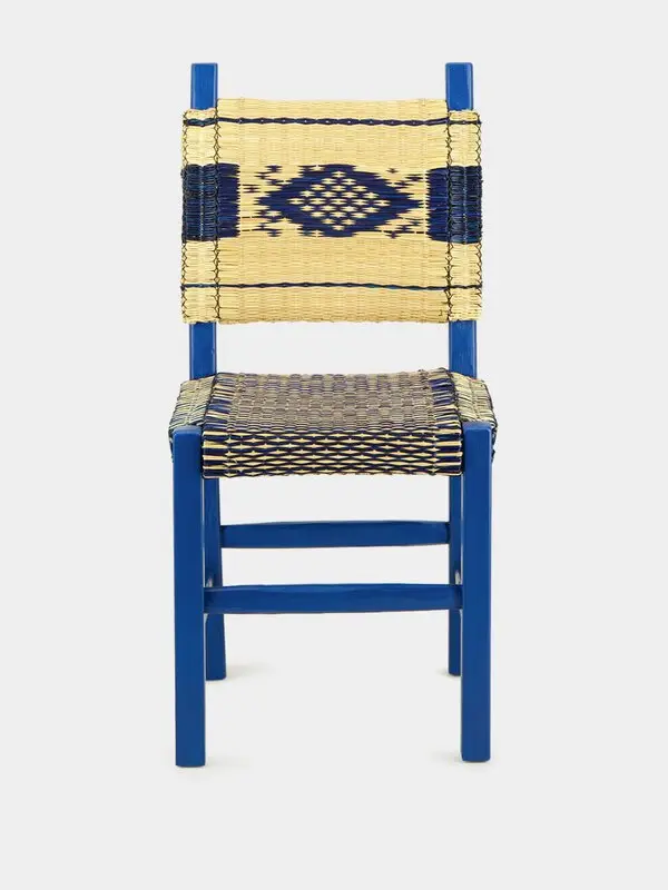 HOUSE OF CAPRICORN Handmade Dining Chair - Blue