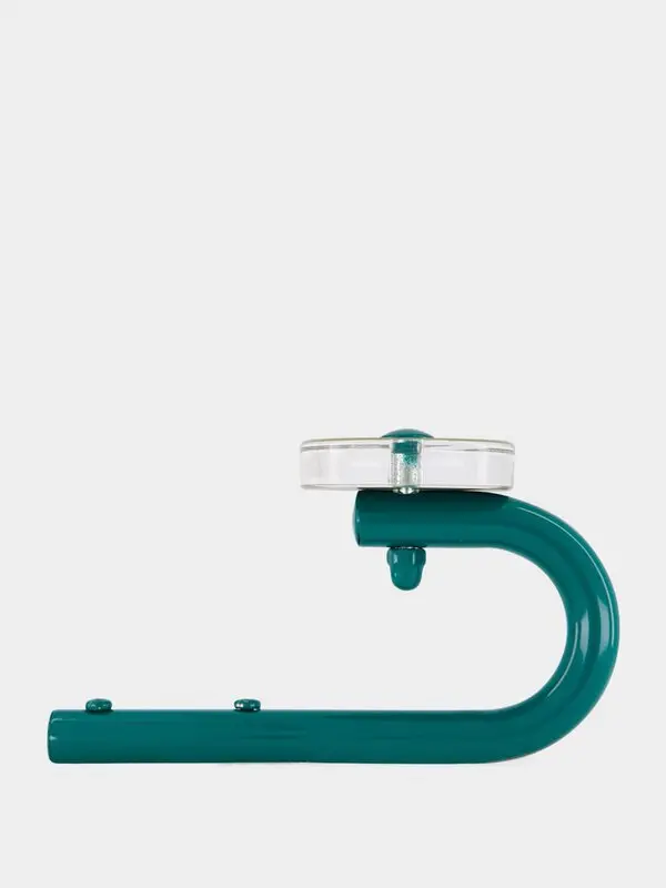 LAURENT BADIER Peacock And Green Acrylic Coat Hook