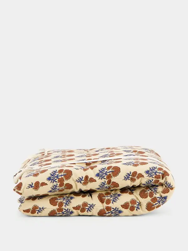 Madam Stoltz Printed Cotton Mattress - Multicolour