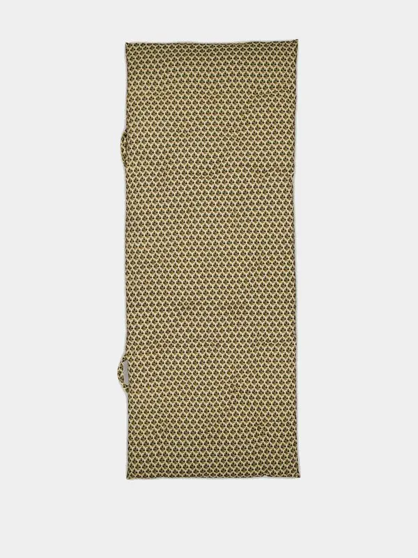 Madam Stoltz Double Sided Printed Cotton Mattress - Yellow
