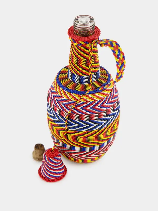 ALL ORIGINE Woven Glass Flask