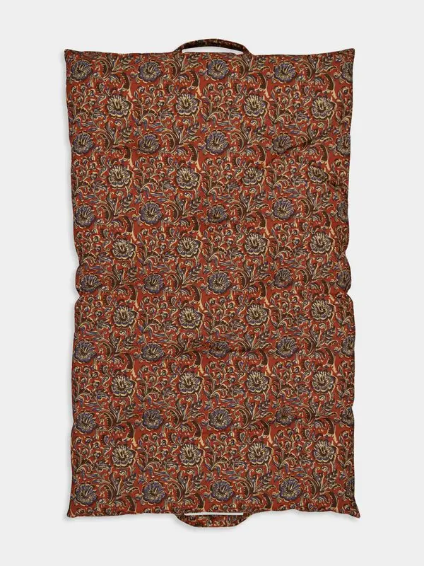 MADAM STOLTZ Printed Cotton Floor Mattress With Handles