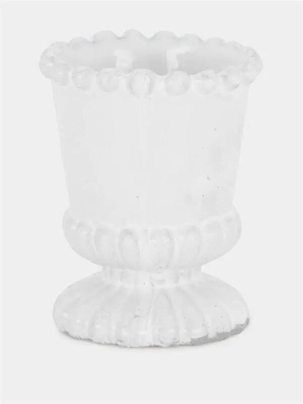 ASTIER DE VILLATTE Adélaïde Egg Cup With Beaded Rim - White