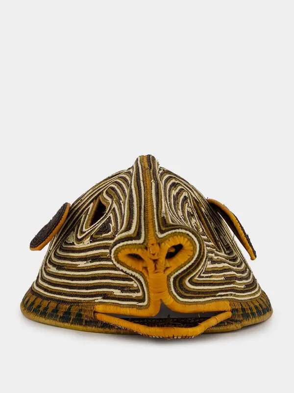 ETHIC &AMP; TROPIC Tribal Decorative Mask - Multicolour