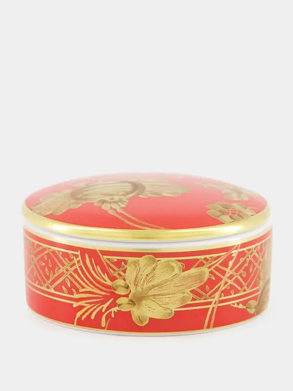 GINORI 1735 Rubrum Scented Stone Box - Red