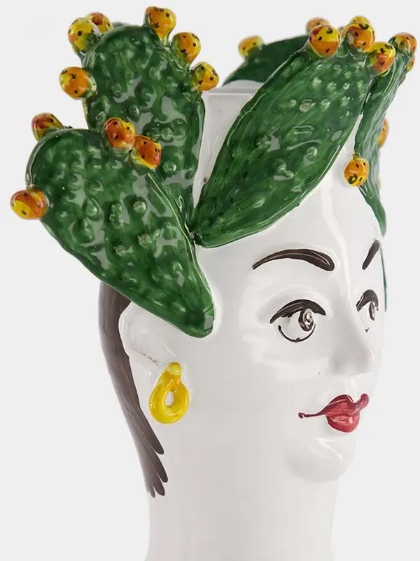 LES-OTTOMANS Handpainted Sculpture Vase