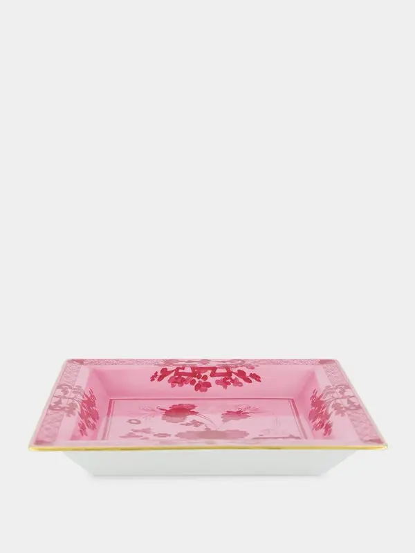 GINORI 1735 Oriente Italiano Porpora Large Square Change Tray