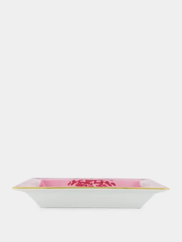 GINORI 1735 Oriente Italiano Porpora Large Square Change Tray