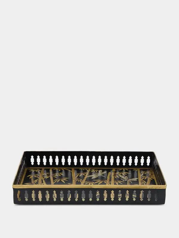 LES-OTTOMANS Flora Iron Tray